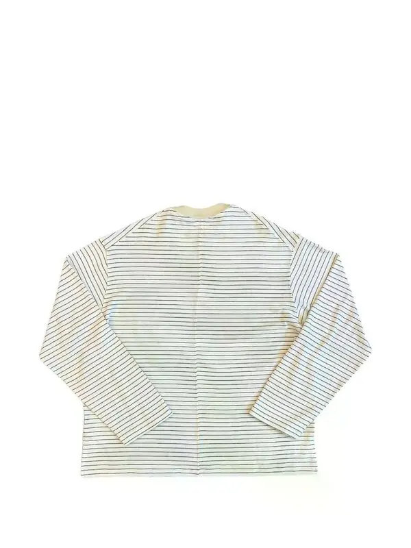 SONG FOR THE MUTE Striped Crew-neck Sweater