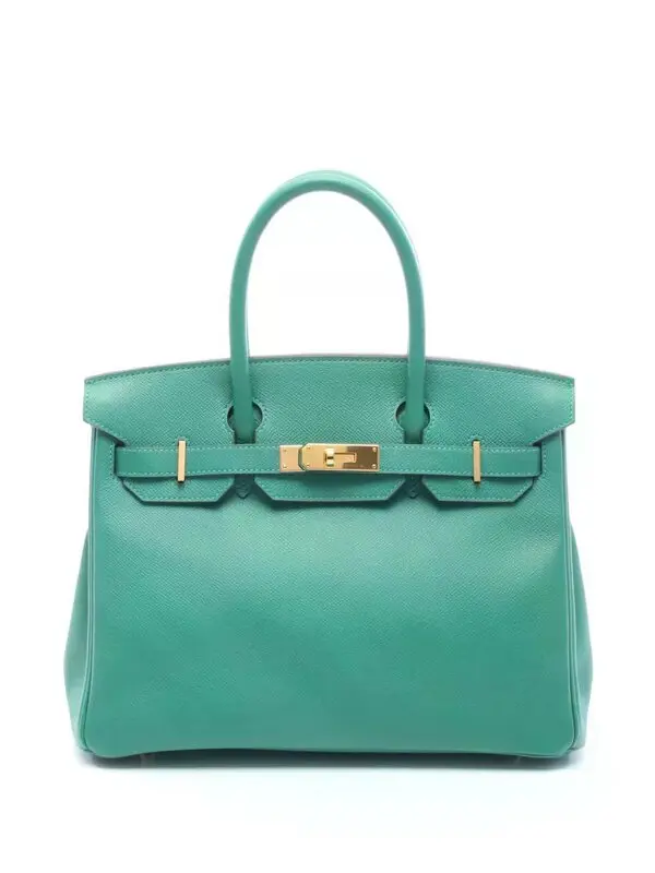 Hermès Epsom Birkin Retourne 30 Handbag - Green