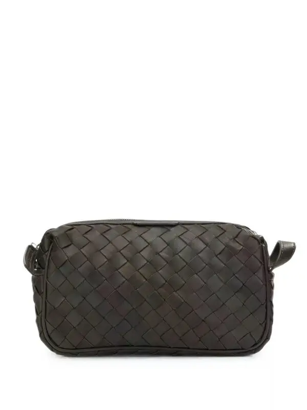 Officine Creative Armor 014 Woven Leather Pouch