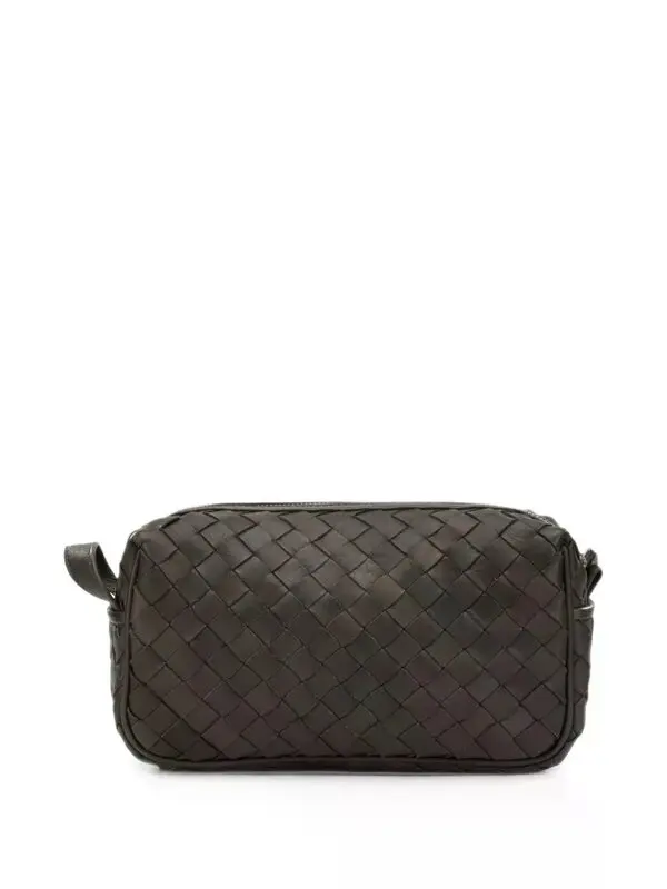 Officine Creative Armor 014 Woven Leather Pouch
