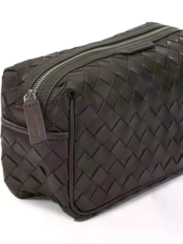 Officine Creative Armor 014 Woven Leather Pouch