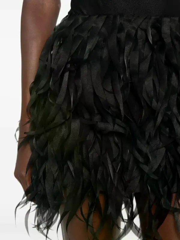 Viktor & Rolf Feather-effect Mini Skirt