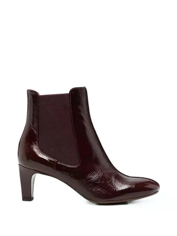 Chie Mihara Fronda Patent Leather Ankle Boots - Brown