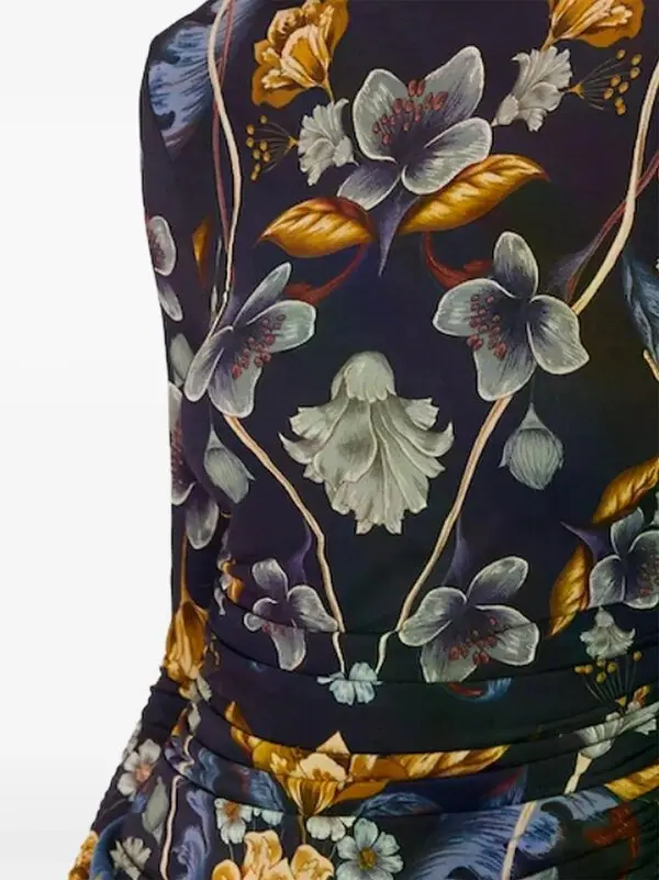 Farm Rio Floral-print Ruched Top