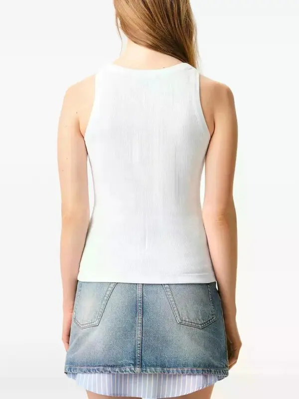 AMI Paris Cotton De Coeur Tank Top