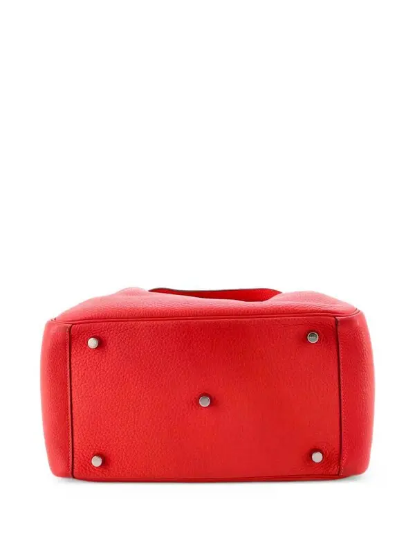 Hermès Lindy Bag Clemence 30 Shoulder Bag - Red
