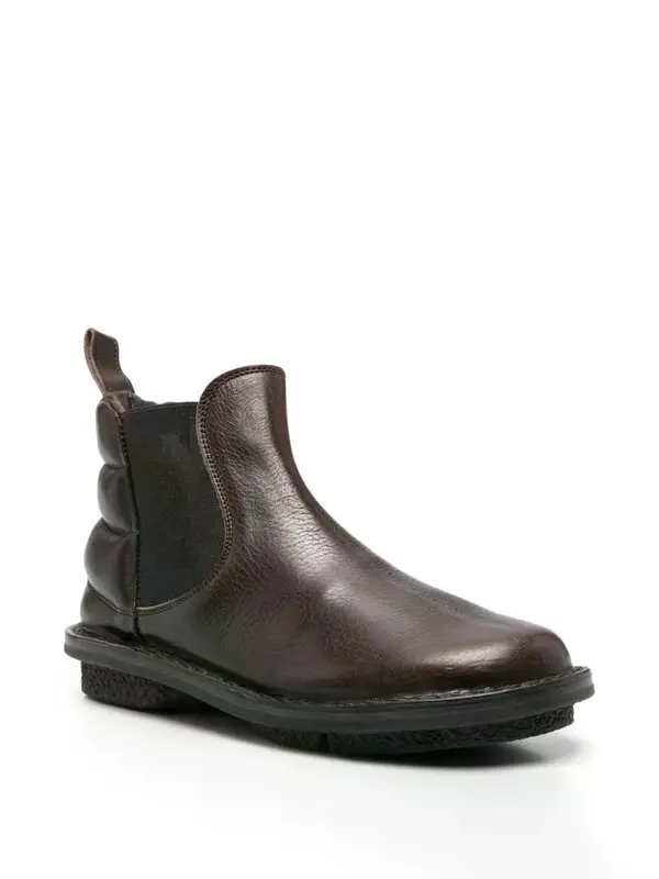 TRIPPEN Quilted-panel Leather Ankle Boots