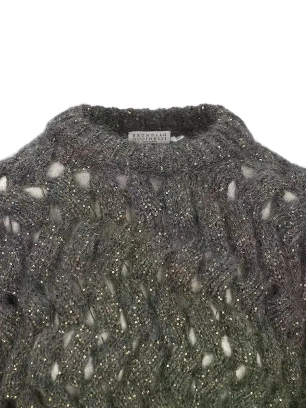 Brunello Cucinelli Zigzag Cable-knit Sweater