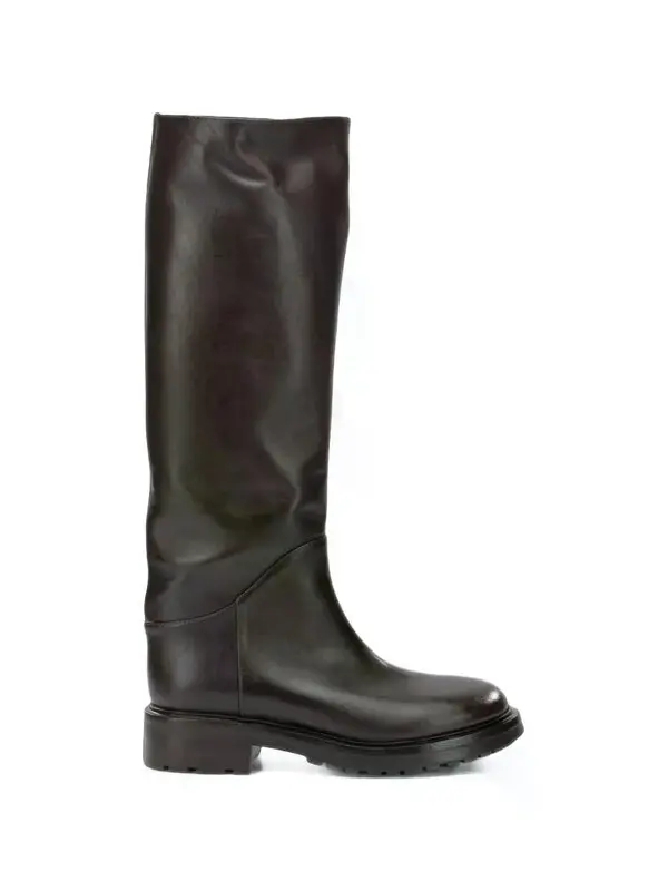 STRATEGIA SHOES Leather Knee-high Boots