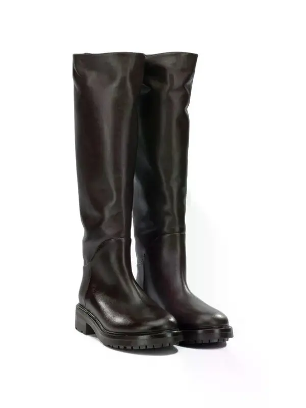 STRATEGIA SHOES Leather Knee-high Boots