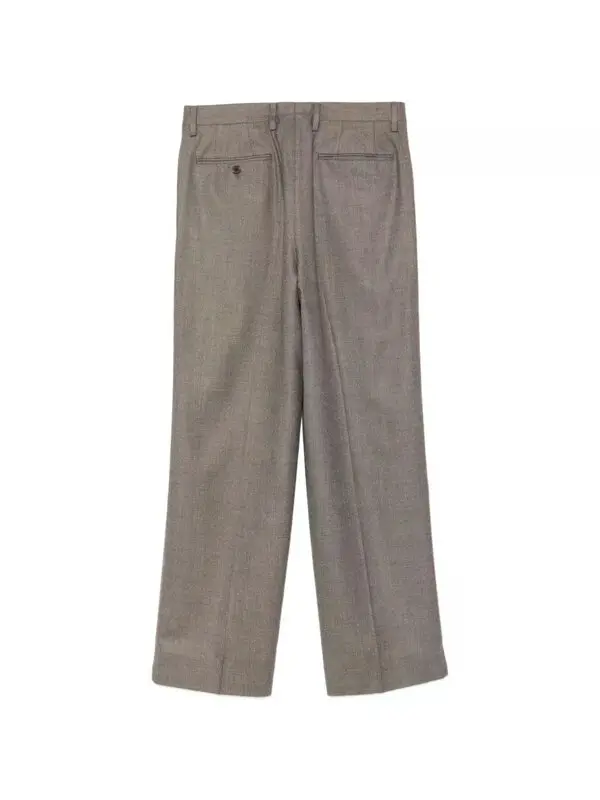 Auralee Pleated Wool Trousers