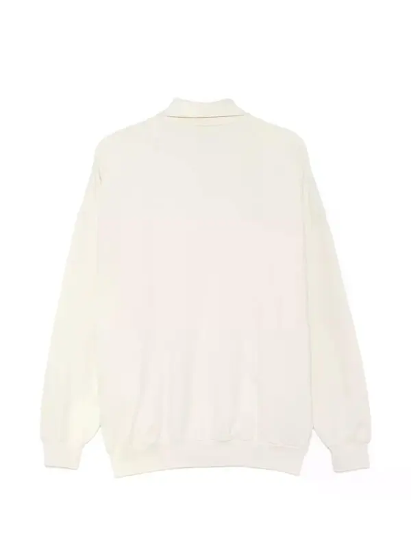 Auralee Zip-up Cotton Sweater