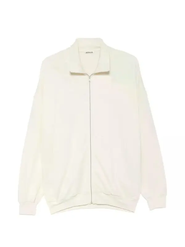 Auralee Cotton Zip-up Sweater