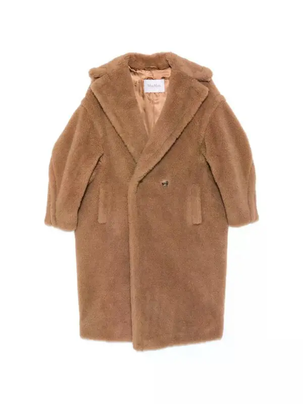 Max Mara Teddy Double-breasted Coat - Brown