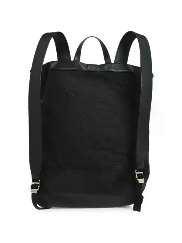 Gucci 1990-2000s Web Stripe Foldover Backpack