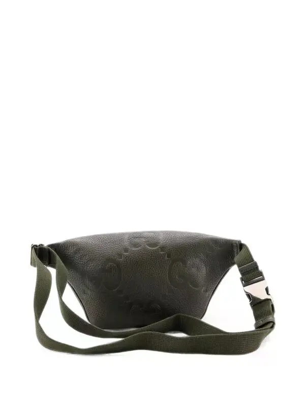 Gucci Jumbo Gg Embossed Leather Small Belt Bag