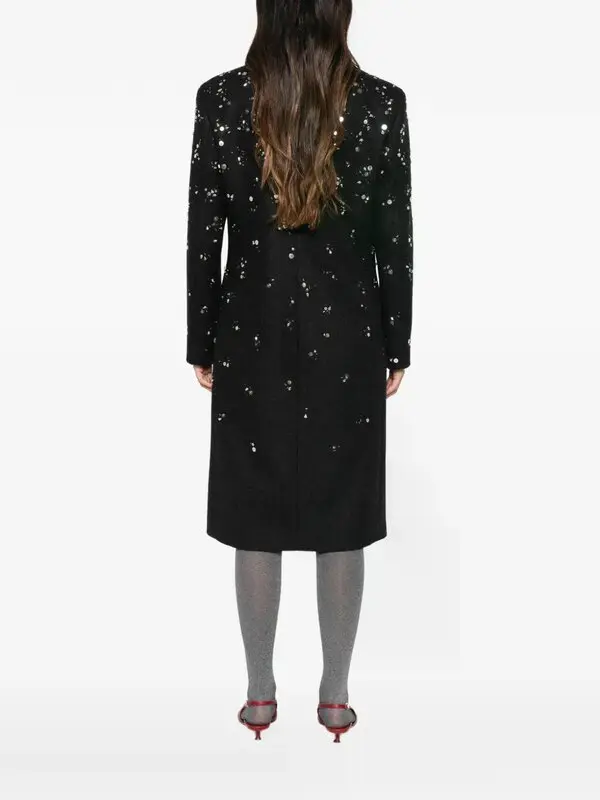 JIL SANDER Embellished Wool Coat
