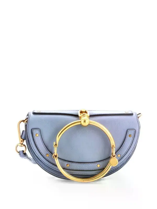 Chloé Leather Mini Crossbody Bag - Blue