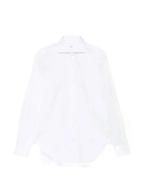 BARBA NAPOLI Spread-collar Button-up Shirt