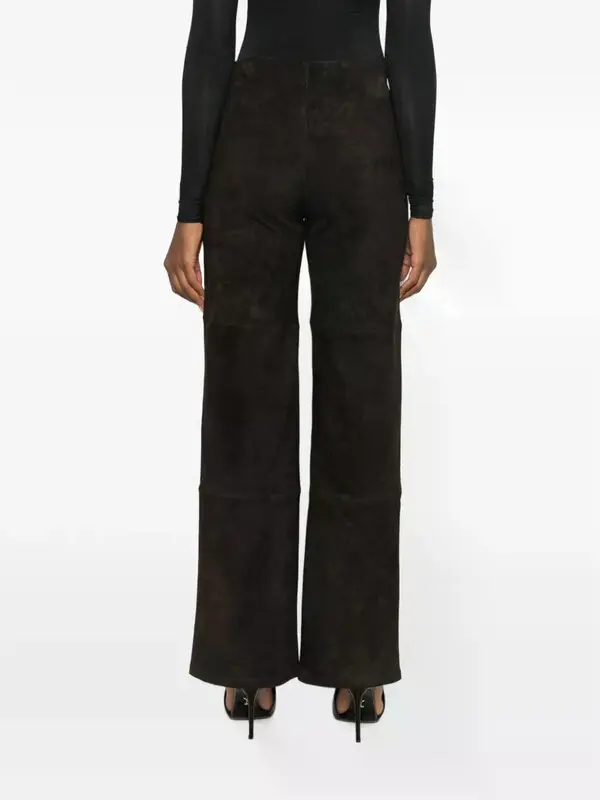 ARMA Suede Wide Leg Trousers