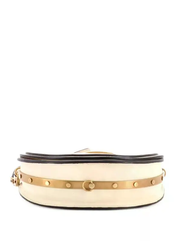 Chloé Nile Leather Mini Crossbody Bag - Neutrals