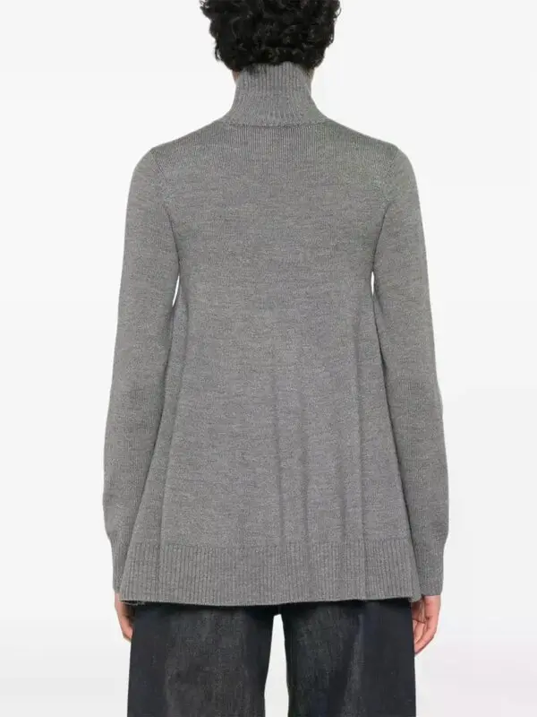 TOTEME Roll-neck Flared Sweater