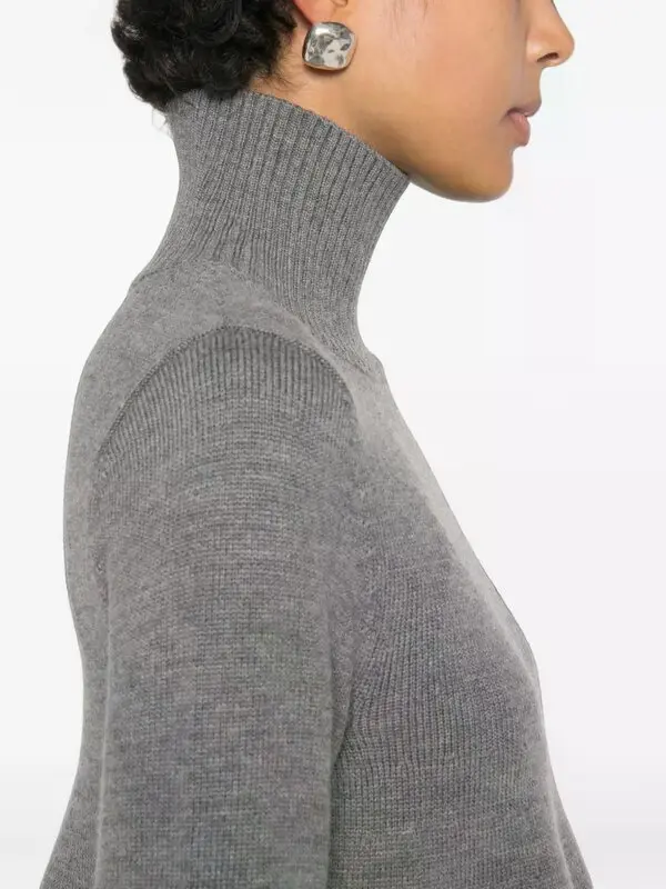 TOTEME Roll-neck Flared Sweater