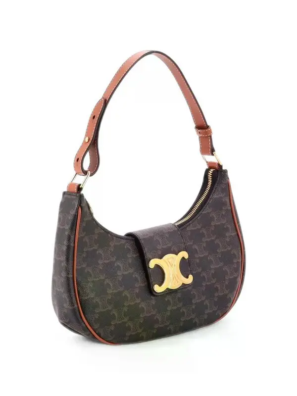 Celine Ava Triomphe Bag Triomphe Coated Canvas Shoulder Bag
