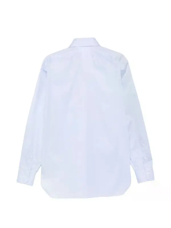 BARBA NAPOLI Spread-collar Button-up Shirt