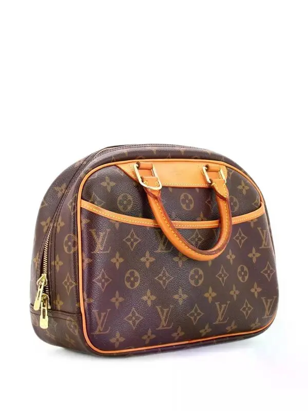 LOUIS VUITTON Trouville Handbag Monogram Canvas Satchel