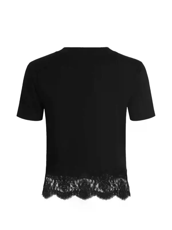 Jacquemus Lace-trim T-shirt