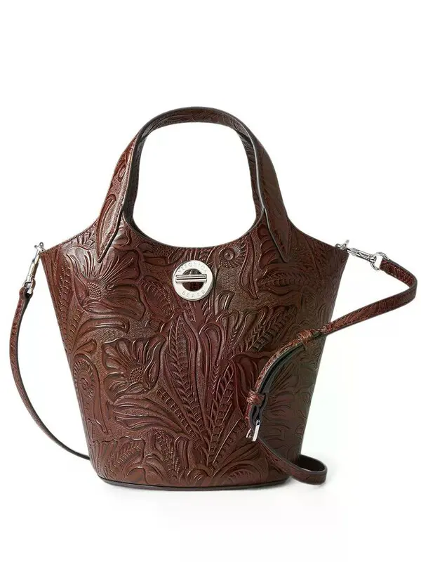 Veronica Beard Anchor Embossed-leather Tote Bag