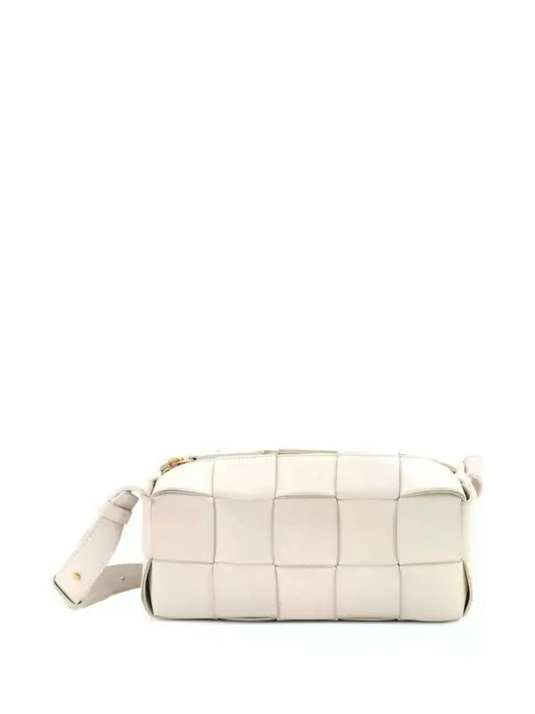 Bottega Veneta Cassette Maxi Shoulder Bag - White