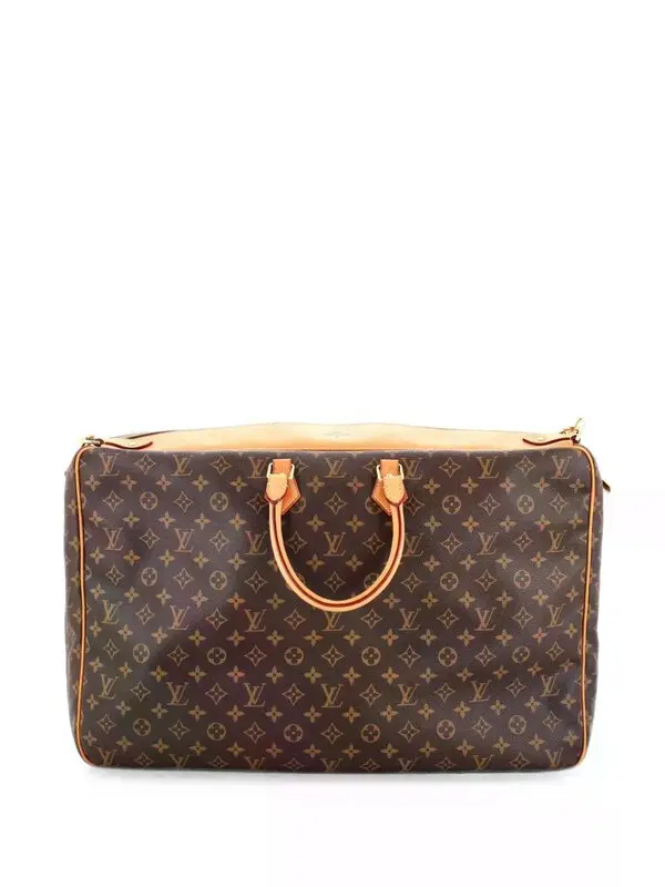 LOUIS VUITTON Garment Cover Nm Monogram Canvas 2 Hangers Travel Bag - Brown