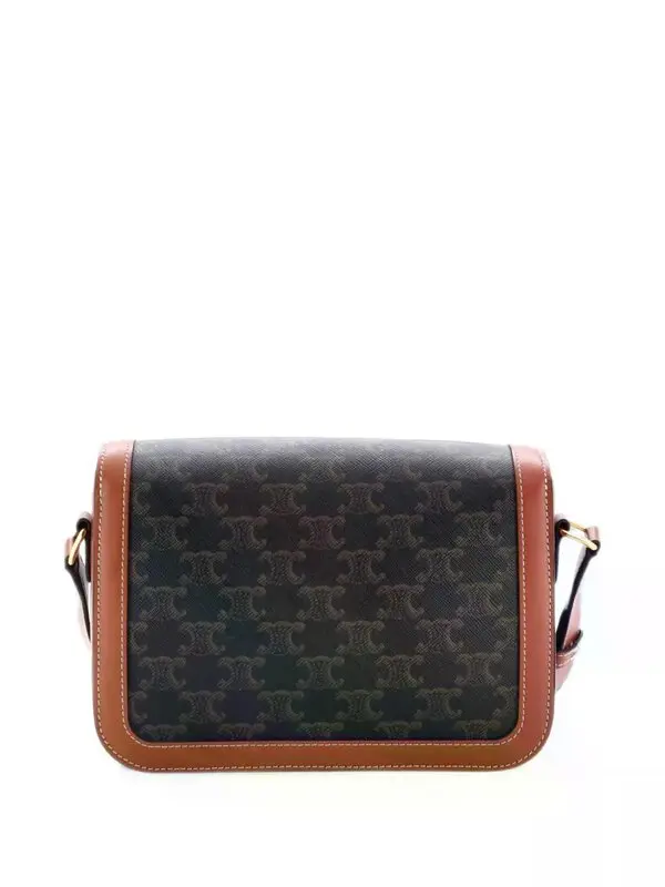 Celine Triomphe Triomphe Coated Canvas Medium Shoulder Bag