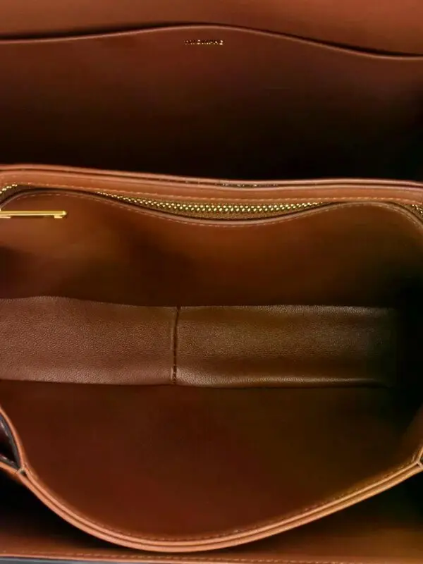 Celine Triomphe Triomphe Coated Canvas Medium Shoulder Bag