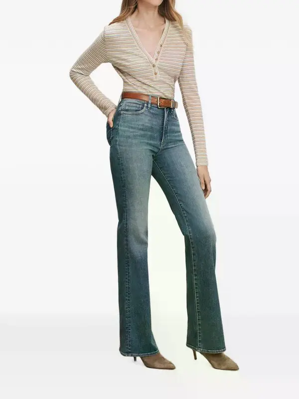 Veronica Beard Crosbie Wide-leg Jeans - Blue