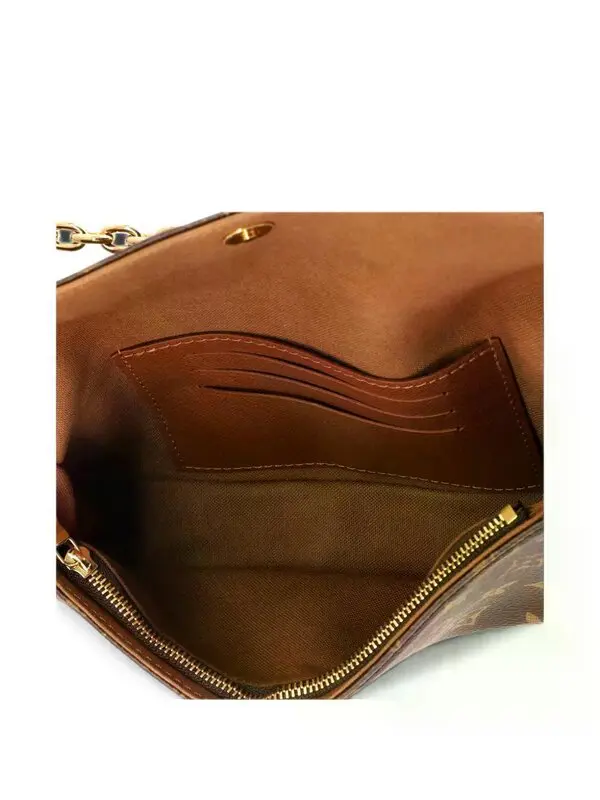 LOUIS VUITTON Monogram Canvas Ivy Wallet On Chain Shoulder Bag