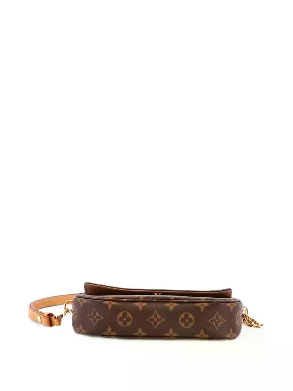 LOUIS VUITTON Monogram Canvas Ivy Wallet On Chain Shoulder Bag