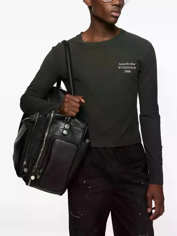 Acne Studios Logo-print Long-sleeve T-shirt