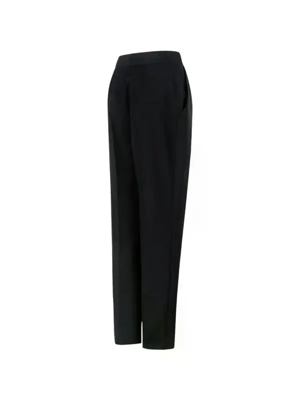 Balmain Pleated Straight-leg Trousers