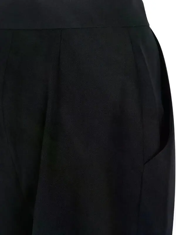 Balmain Pleated Straight-leg Trousers