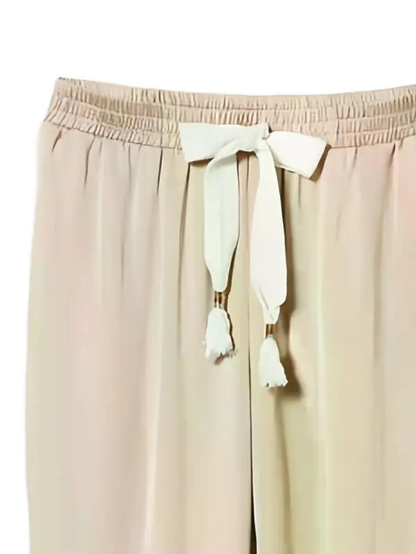 TWINSET Satin-finish Drawstring Track Pants