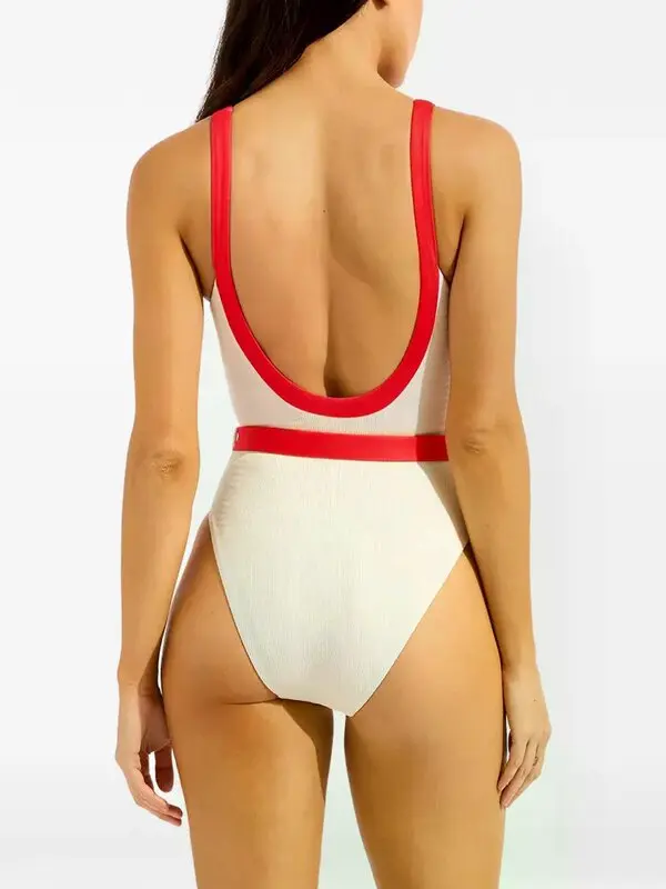 Seafolly Belted Ribbed Swimsuit