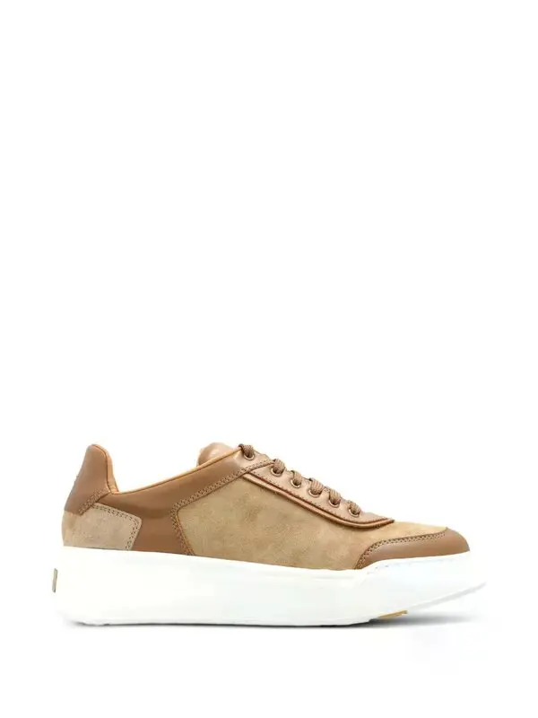 Max Mara Suede Urban Sneakers - Neutrals