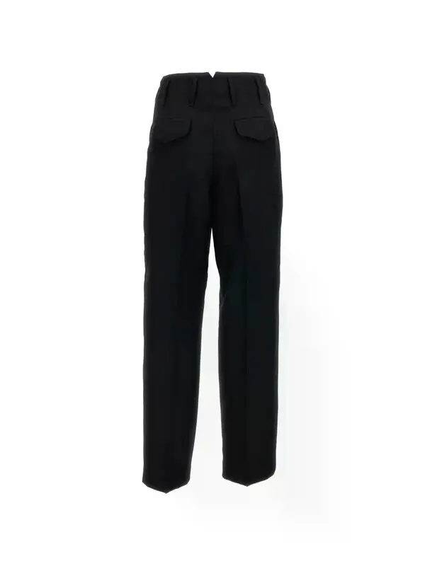 AMI Paris Pleated Virgin-wool Trousers
