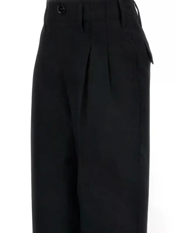 AMI Paris Pleated Virgin-wool Trousers