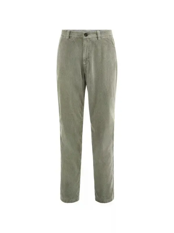 Brunello Cucinelli Garment-dyed Corduroy Trousers - Green