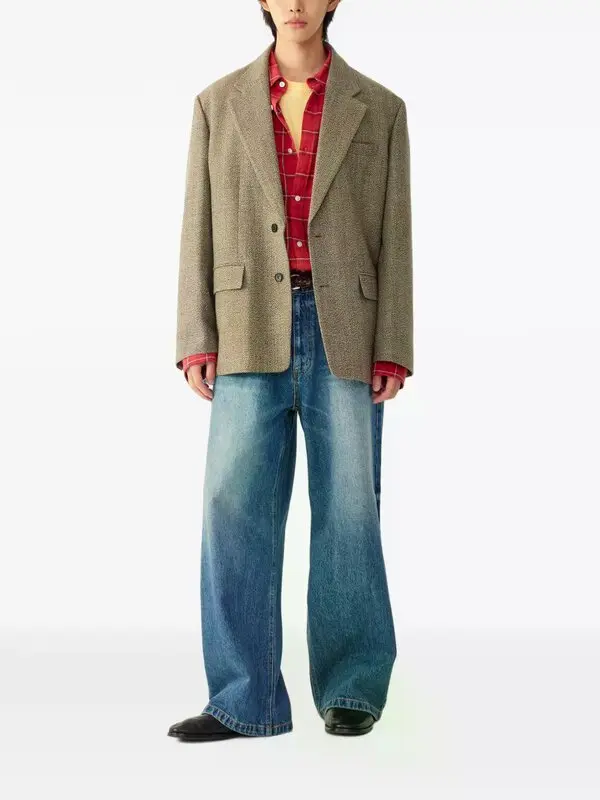 STUDIO TOMBOY Notched-lapels Single-breasted Blazer