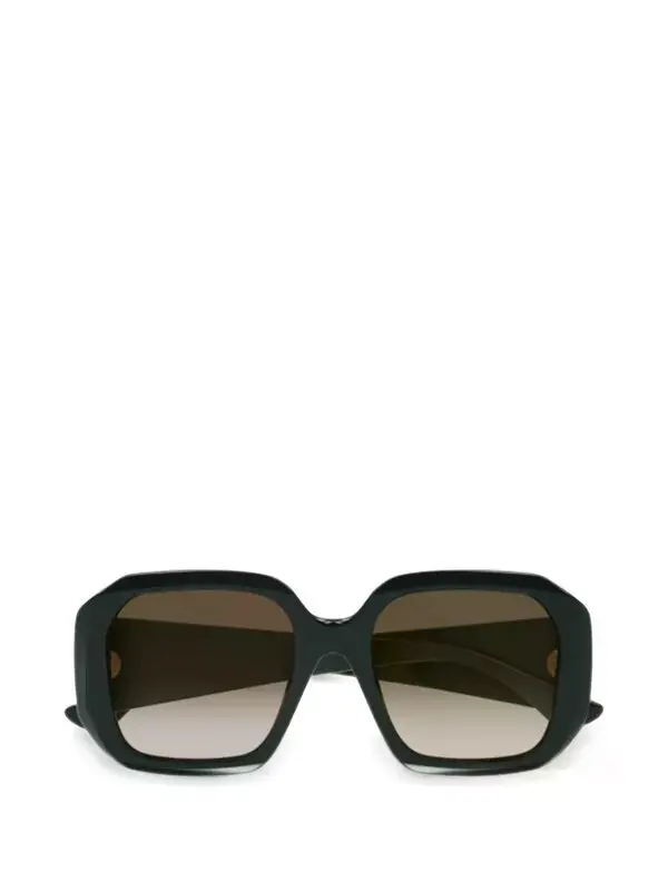 Chloé Bold Square-frame Sunglasses - Green